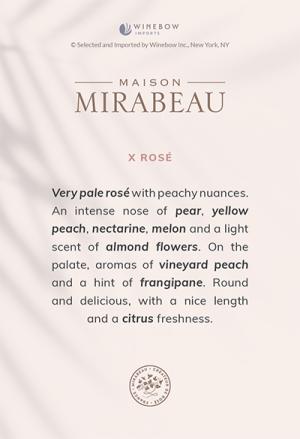 Mirabeau X Rosé Shelf Talker | Winebow