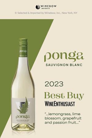 Ponga 2023 Wine Enthusiast Best Buy Shelf Talker | Winebow